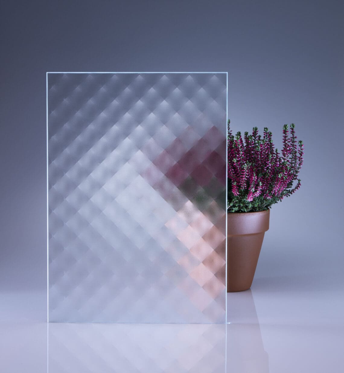 Saint-Gobain Glass range of patterned, textured and translucent glass